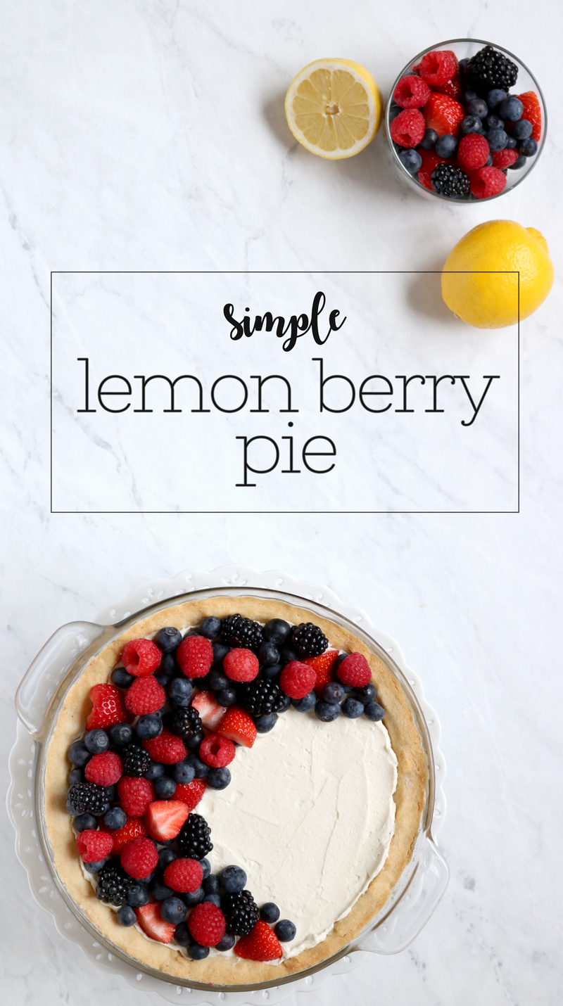 Simple Lemon Berry Pie – pies before guys